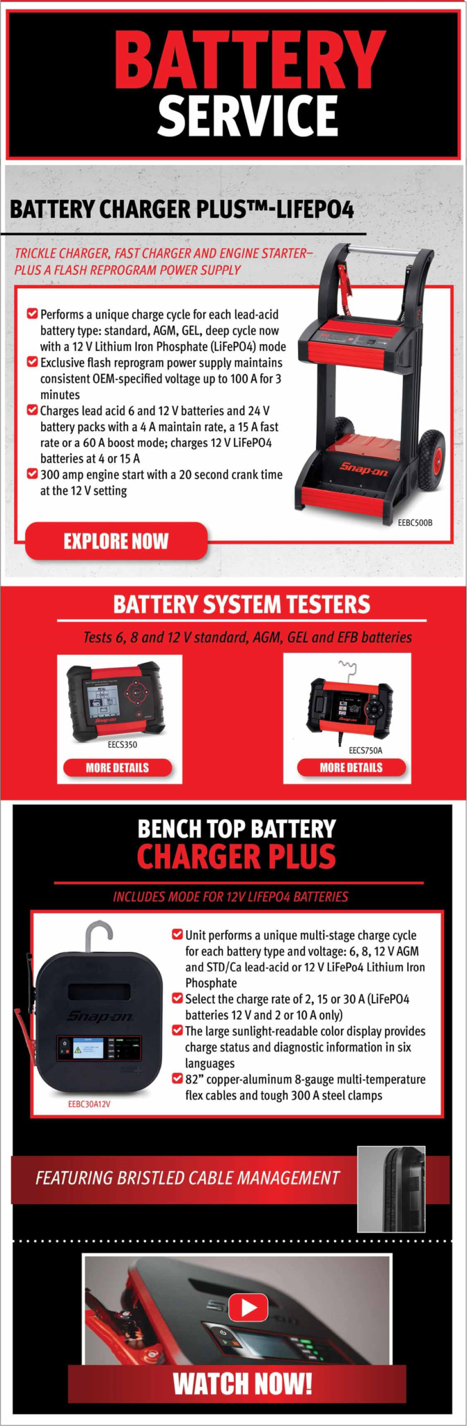 Snap-on Battery Service Solutions! - Snap-onSnap-on