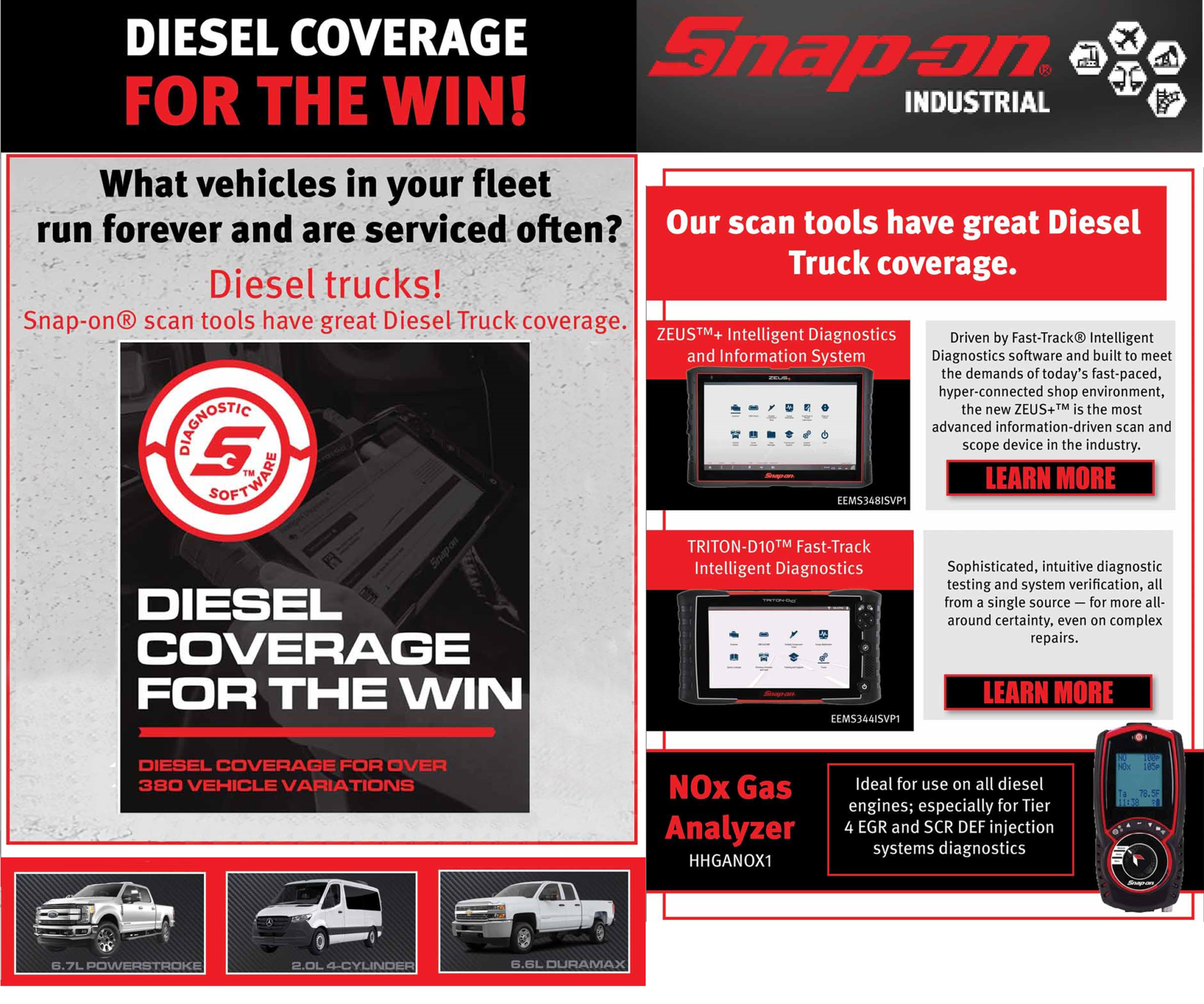 Diesel Coverage for the Win! - Snap-onSnap-on